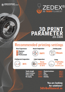 ZX-100K 3D Tribofilament – ZEDEX® 3D Tribofilament